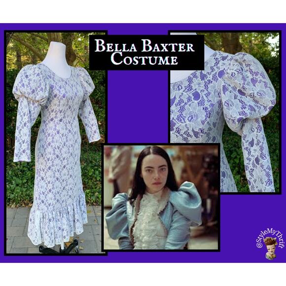 Handmade | Dresses | Vintage Dress Bella Baxter Costume Cosplay Larp ...